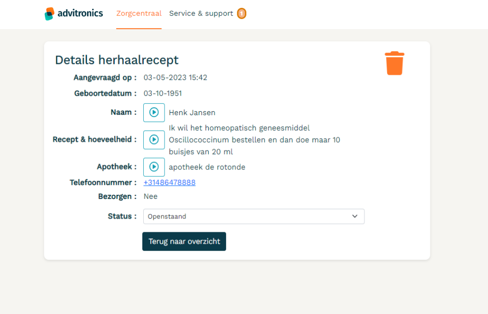 Snel en eenvoudig herhaalrecepten verwerken: uw ingesproken berichten ...